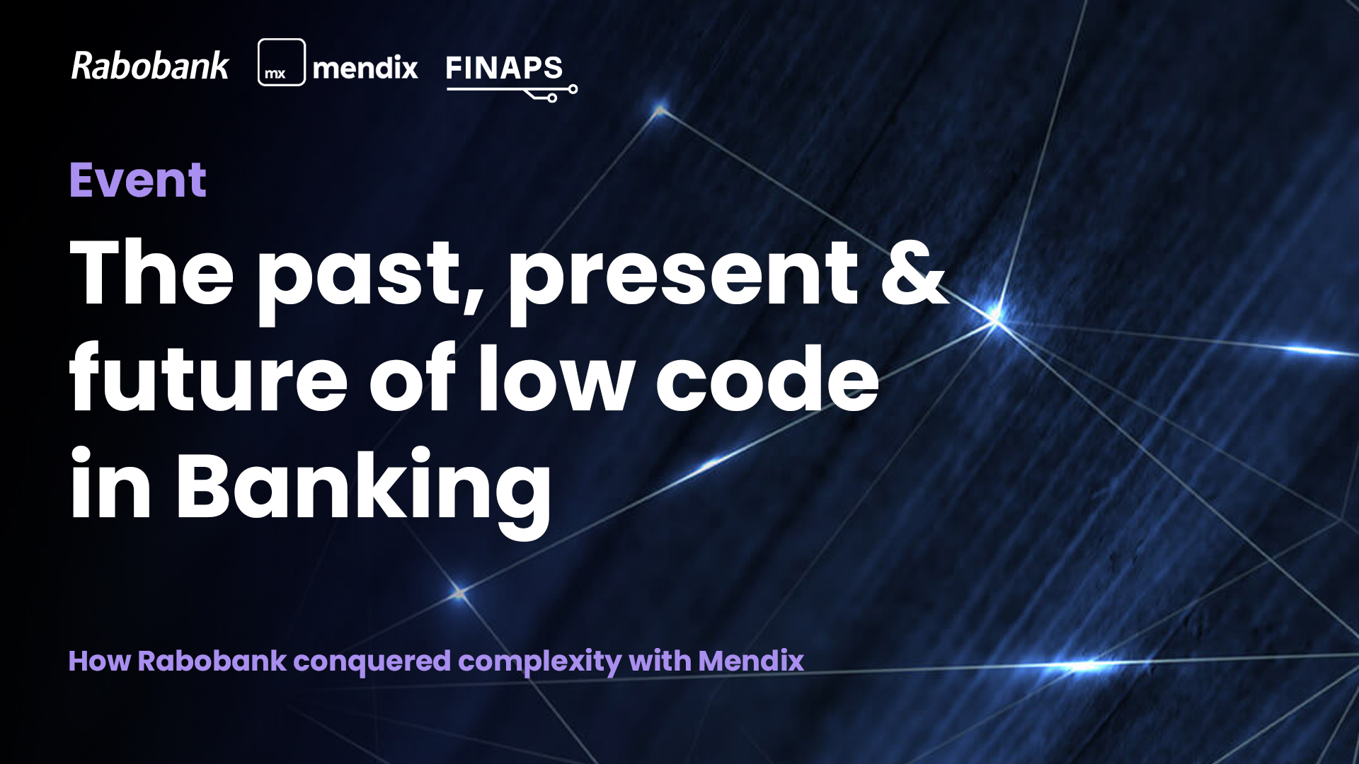 The past, present, & future of low code in financial services | Finaps